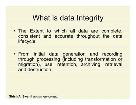 Pharma Data Integrity Pdf Databases Computer Software And
