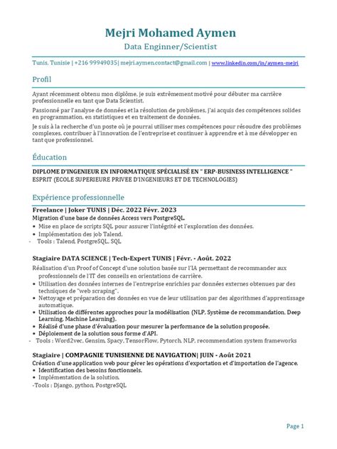 curriculum vitae mejri mohamed aymen pdf
