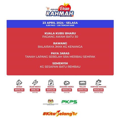 Jualan Ehsan Rahmah Tawar Harga Murah Di Empat Lokasi Esok Harapan Daily