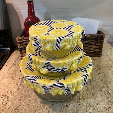 Reuseable Bowl Covers Set Etsy