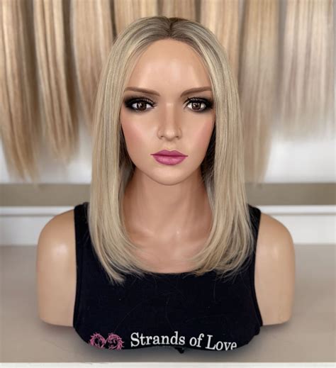 Leah Full Wig Blonde Highlight Silver Ice Lace Front