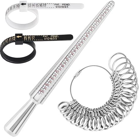 Ring Sizer Measuring Tool Set Ring Sizing Kit Metal