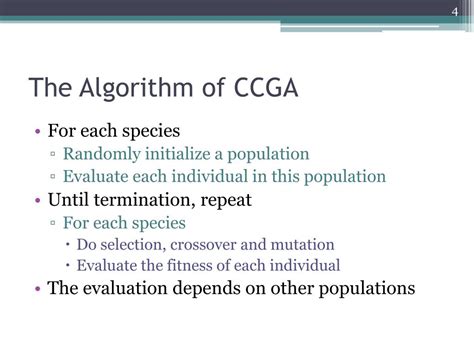 Ppt A Cooperative Coevolutionary Genetic Algorithm Powerpoint
