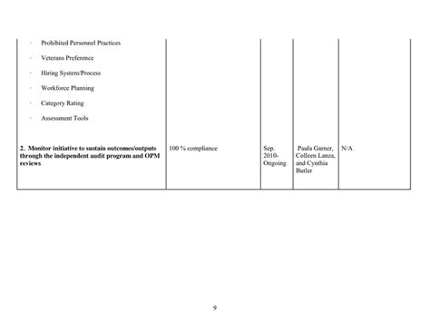 Reform Action Plan Template In Word And Pdf Formats Page 9 Of 18