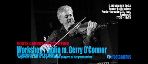Workshop I Violin M Gerry Oconnor Roots Aarhus