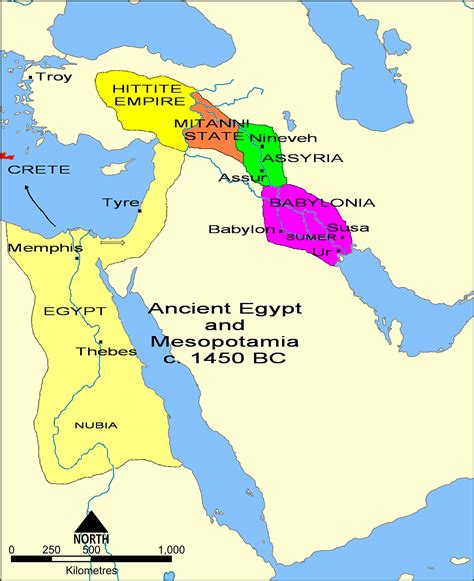 Mesopotamian Religion Map