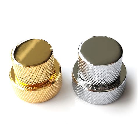 Dual Concentric Metal Control Knobs Large Guitar Anatomy