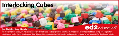Edxeducation Interlocking Cubes Set Of 1000 1 Cm Connecting Blocks