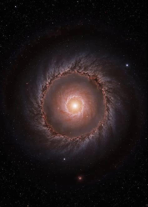 Cosmic Eye Spiral Galaxy In Space Poster Picture Metal Print