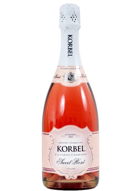 Korbel Cellars California Champagne Sweet Rose 750ml Sb Spirit