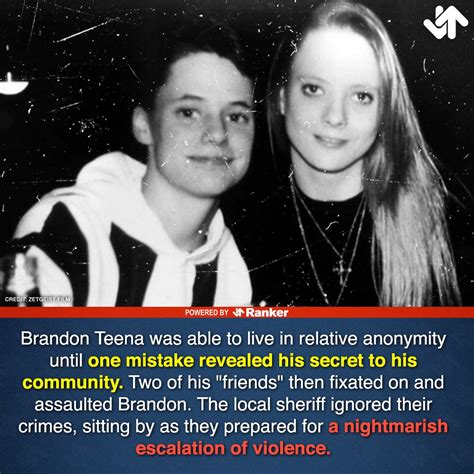 Graveyard Shift The Tragic Story Of Brandon Teena Whose Facebook