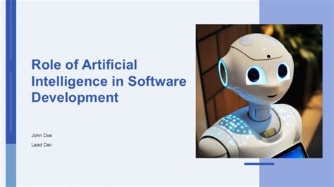 Role Of Artificial Intelligence In Software Development Ppt Graphics At