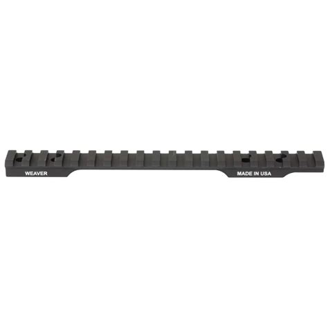 Weaver Mounts 99465 Multi Slot Base Savage Target Long Action Black