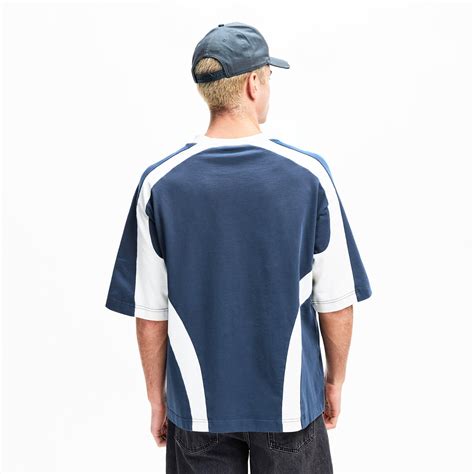 Summer Games Mens Contrast Panel Oversized T Shirt Flannels