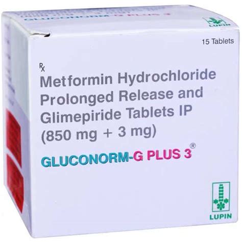 Gluconorm G Plus 3 Tablet Ak Medical Hall