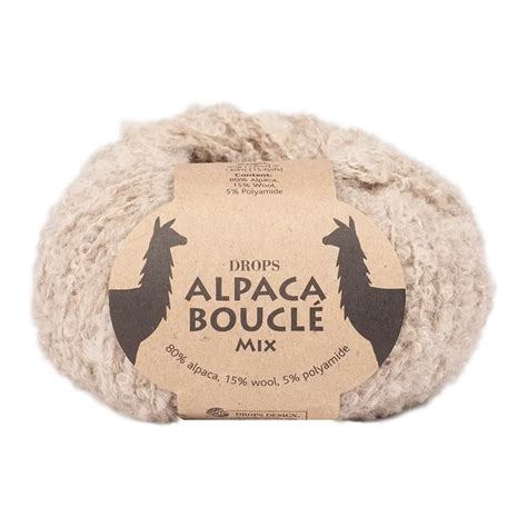 Drops Alpaca Bouclé Bouclégarn