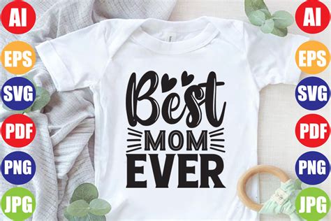 Best Mom Ever Graphic By Anwarhossinbd83 · Creative Fabrica