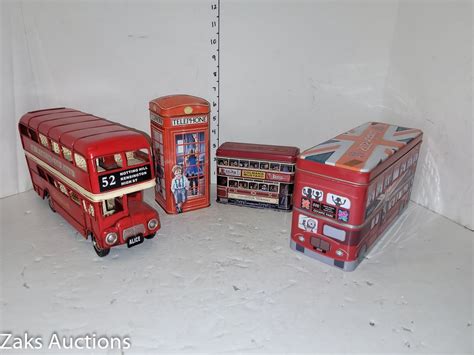 Lot Of Tins Metal Tin Double Decker