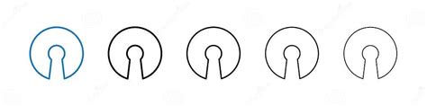 Open Source Icon Vector Set On White Background Stock Vector