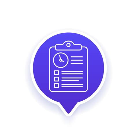 Time Sheet Icon Timesheet In Line Design 54615595 Vector Art At Vecteezy