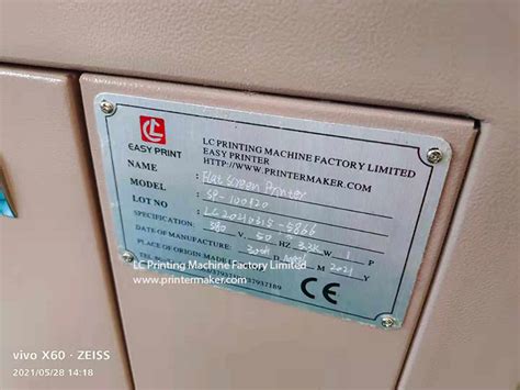 Large Size Flat Bed Screen Printing Machine