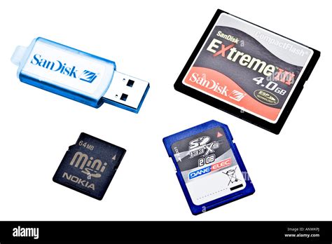 Memory Cards And USB Flash Drive Stock Photo Alamy