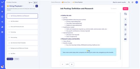 Hiring Process Template The Recruitment Tool You Need Whale