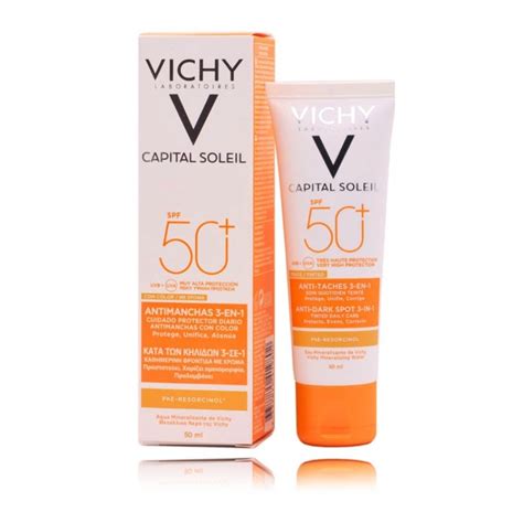 Vichy Capital Soleil Anti-Dark Spot 3-In-1 SPF50+ солнцезащитный крем