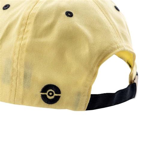 pokemon smiling pikachu curve brim cap clothing zing pop culture
