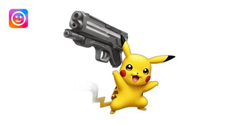 Pikachu Useing Gun Emoji Ai Emoji Generator