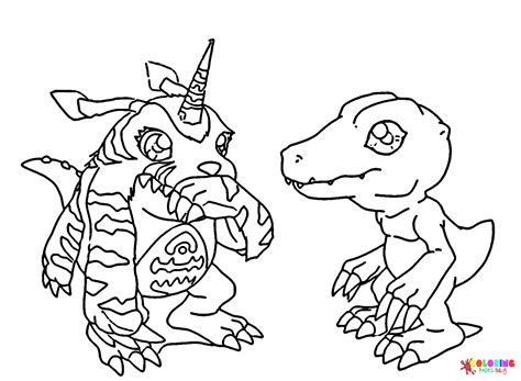 20 Gabumon Coloring Pages Free Printable Pdf And Online Coloring
