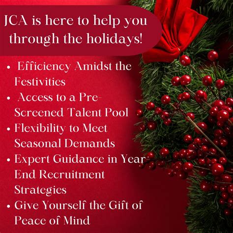 J Croyle And Associates Inc On Linkedin Holidayhiring