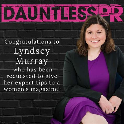 Congratulations To Lyndsey Murray Who Has Been Requested To Give Her