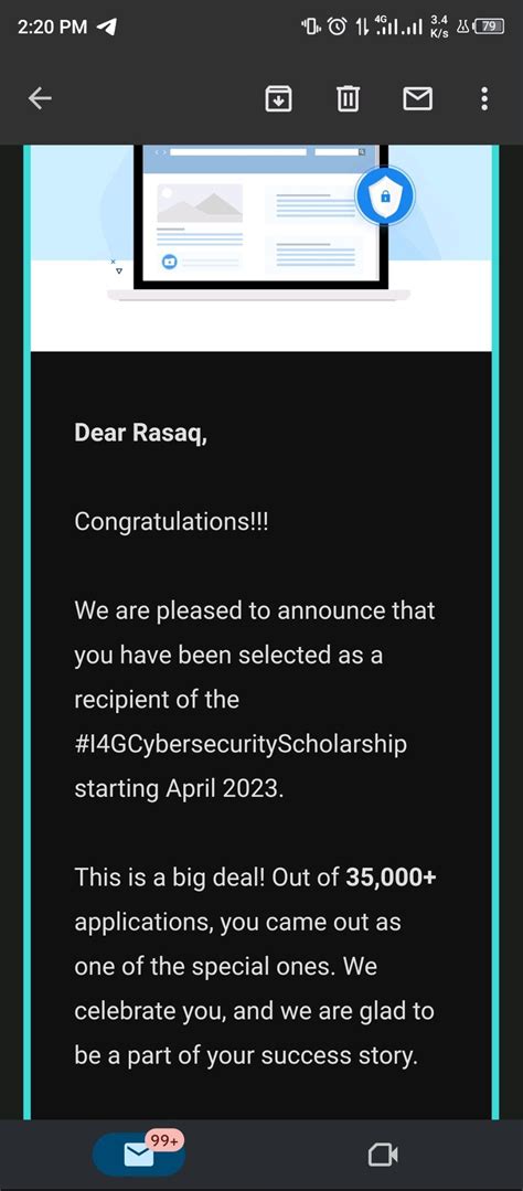 rasaq jamiu olamilekan on linkedin i4gcybersecurityscholarship