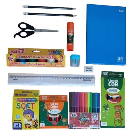 Kit De Material Escolar Lista De Material Escolar Shopee Brasil
