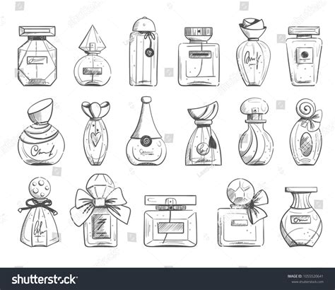 Perfume Bottle Design Sketch