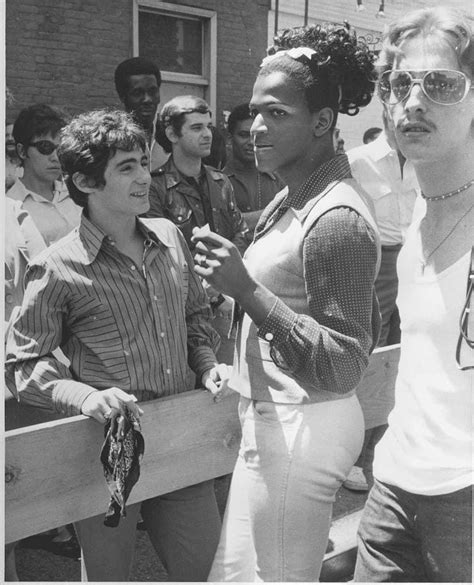 Marsha P Johnson At The First Christopher Street Liberation Day March