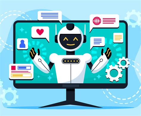 Artificial Intelligence Smart Assistant Robot Vector Art And Graphics