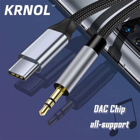 Usb C To Mm Jack Aux Cable Type C Auxiliary Audio Cord For Car Headphone Tipe C Aux Cables