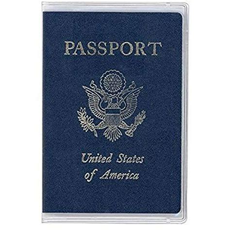 Funda De Plástico Para Pasaporte Protector De Pasaporte Paquete De 5