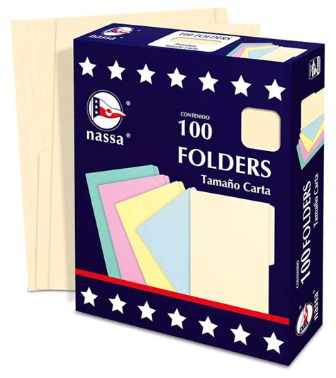 Folder Nassa Carta Crema Con 100 Maplusa