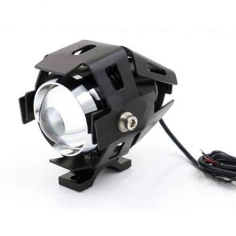 2 Faróis De Milha Led U5 Para Moto 3000 Lumens Par Shopee Brasil