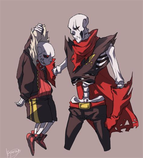 Underfell Sans And Papyrus