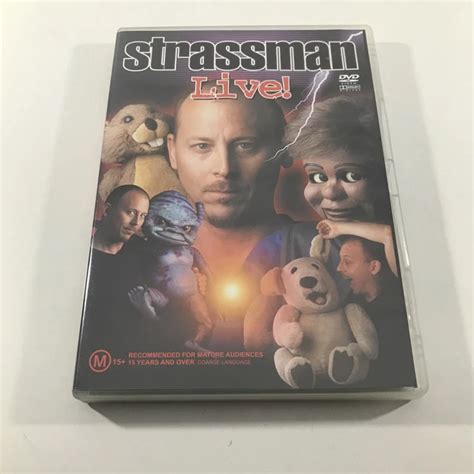 Strassman Live Dvd Region Free Pal Ventriloquist Puppets Chuck Wood Ted