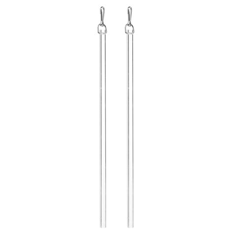 Uxcell 2pcs 17clear Curtain Pull Rod Acrylic Blind Wand Replacement