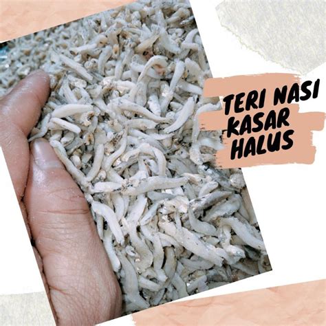 Jual Teri Medan Teri Nasi Teri Toge 1 Kg Halusandkasar Shopee Indonesia