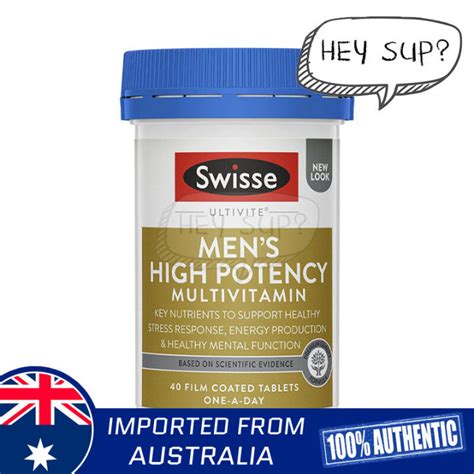 Swisse Mens High Potency Multivitamin 40 Tablets Th