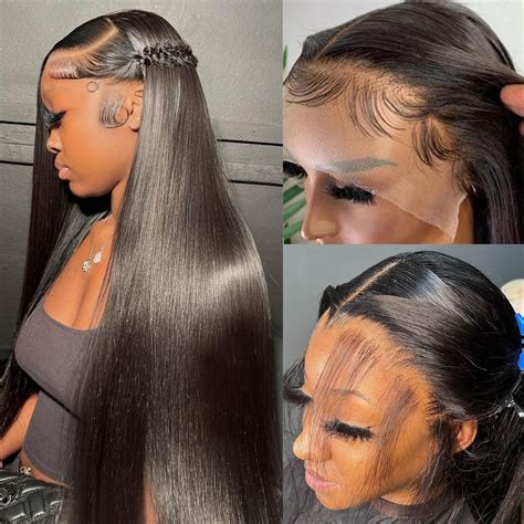 Lemoda 250 Density 13x6 Full Lace Frontal Wigs Straight