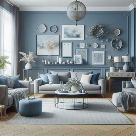 15 Blue And Grey Living Room Ideas For A Chic Space