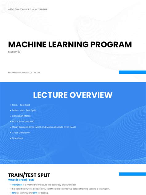Machine Learning Program Session 3 Pdf